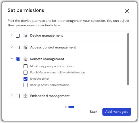 Execute scripts remotely